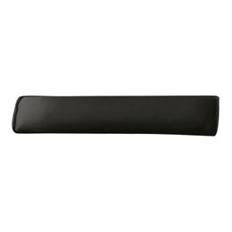 Sofakissen W.Schillig "broadway", schwarz (schwarz z59), B:80cm H:18cm T:10cm, Longlife Xtra-Leder Z59: Glattleder mit modischer Prägung. Hautstärke 0, 9 - 1, 1 mm, Polsterauflagen, für den 2,5-Sitzer, Breite 80 cm