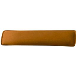 Sofakissen W.Schillig "broadway", gelb (brandy s37), B:70cm H:18cm T:10cm, Stoff S37 (100% Polyester): Luxus-Microfaser in Lederoptik, Polsterauflagen, für die Ecksofas und den 2-Sitzer, Breite 70 cm