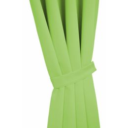 Raffhalter WIRTH "DIM OUT" Gr. 1, grün (limone), B:60cm H:6cm, Polyester, Raffhalter