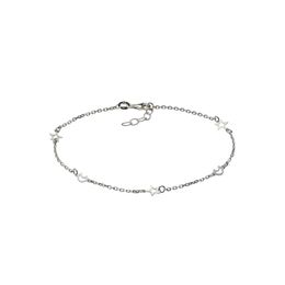 Fußkette Firetti "Schmuck Geschenk Silber 925 Körperschmuck Ankerkette", silber (silberfarben), Fußketten, Silber 925 (Sterlingsilber)