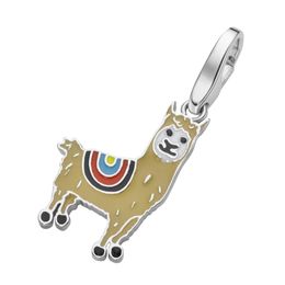 Charm-Einhänger "Alpaka, Silber 925", bunt, Giorgio Martello MILANO, Charms, Damen, Silber 925 (Sterlingsilber)