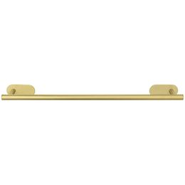 Handtuchstange Wenko "Turbo-Loc Uno Orea", gold, B:60cm H:4,5cm T:7cm, Edelstahl, Handtuchhalter, Befestigen ohne Bohren