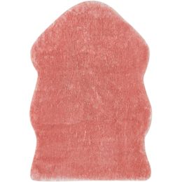 Fellteppich ANDIAMO "Lamm Fellimitat" Gr. 1, rosa, B:55cm H:20mm L:80cm, Kunstfaser, Teppiche, Fellteppich, Kunstfell, besonders weich durch Microfaser, Kudenliebling