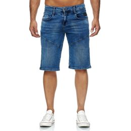 Shorts Rusty Neal "Tuscor", Herren, Gr. L, EURO-Gr&ouml;&szlig;en, blau, 98% Baumwolle, 2% Elasthan, unifarben, kurz, Hosen Shorts, mit bequemem Sitz