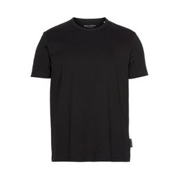 Marc O'Polo T-Shirt MARC O'POLO, Herren, Gr. XL (54), schwarz, Jersey, Obermaterial: 100% Baumwolle, normal, Rundhals, Shirts, Rundhals-T-Shirt Regular aus hochwertiger Baumwolle