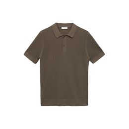 Mango Man Pullover 'Pointele' Herren Gr&ouml;&szlig;e S khaki