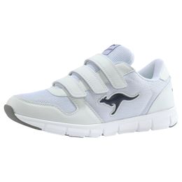 Sneaker Kangaroos "K-BlueRun 701 B", Gr. 36, weiß, Textil, Schuhe, mit Klettverschluss