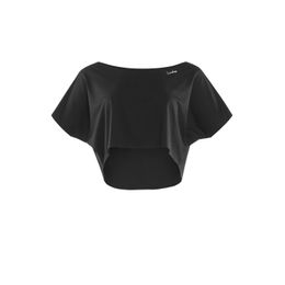 Oversize-Shirt WINSHAPE "DT104", Damen, Gr. M, schwarz, 80% Polyester, 20% Elasthan, U-Boot-Ausschnitt, Shirts Oversize Shirt T-Shirt, Functional