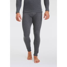 Thermounterhose HEATKEEPER "Long John", Herren, Gr. L, grau (anthrazit, meliert), Obermaterial: 50% Baumwolle, 50% Polyester, meliert, eng, Unterhosen Thermounterhose, w&auml;rmend, TOG-Rating 0,45, schnelltrocknend, Skiunterw&auml;sche, Topseller