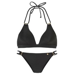 JETTE Bikini Damen Gr&ouml;&szlig;e S/M gold / schwarz
