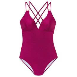 JETTE Swimsuit female size XS Berry