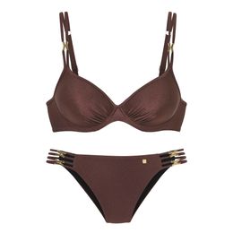JETTE Bikini Damen Gr&ouml;&szlig;e XL dunkelbraun