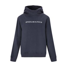 Sweatshirt Endurance "Glakrum", Jungen, Gr. 140, blau (dunkelblau), 100% Polyester, bedruckt, normal, ohne Ausschnitt, Sweatshirts Sweatshirt, mit sportlichem Markenprint