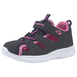 Sneaker Kangaroos "KI-Rock Lite EV", M&auml;dchen, Gr. 22, bunt (dk, navy, daisy, pink), Synthetik, Textil, Schuhe Sneaker, mit Klettverschluss