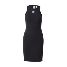 adidas originals Kleid 'Essentials' Damen Gr&ouml;&szlig;e 34/36 schwarz / wei&szlig; Winterkleid