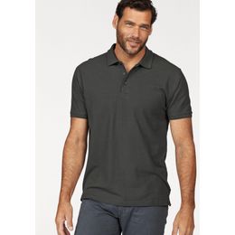 Poloshirt Fruit of the Loom, Herren, Gr. XXL (60/62), grau (graphit), Piqu&eacute;, Obermaterial: 100% Baumwolle, schmal, Shirts, Piqu&eacute;