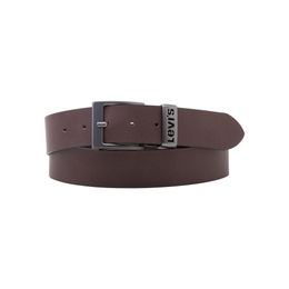 Levi's Lederg&uuml;rtel LEVI'S "ASHLAND METAL G&Uuml;RTEL", Damen, Gr. 80, braun, Leder, G&uuml;rtel Lederg&uuml;rtel