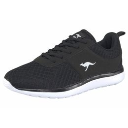 Sneaker Kangaroos "Bumpy", Gr. 39, schwarz (jet, schwarz), Synthetik, Textil, Schuhe Damenschuh Sneaker low