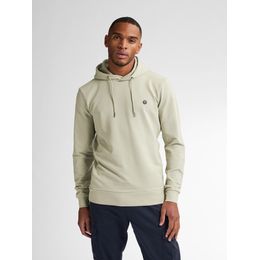 Kapuzensweatshirt PETROL INDUSTRIES, Herren, Gr. XXL, gr&uuml;n (desert sage), Sweatware, Obermaterial: 95% Baumwolle, 5% Elasthan, unifarben, regular fit taillenbedeckt, ohne Ausschnitt, Rippb&uuml;ndchen, Sweatshirts, mit Logo Stickerei