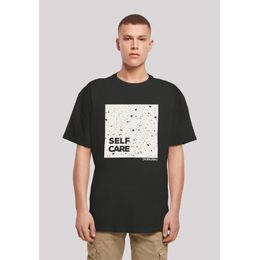 T-Shirt F4NT4STIC "SELF CARE OVERSIZE TEE", Herren, Gr. 4XL, schwarz, Obermaterial: 100% Baumwolle, oversize, Rundhals, ohne Bündchen, Shirts, Print