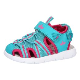 Sandale Lico "Sandale Nikita VS", M&auml;dchen, Gr. 28, blau, Synthetik, Schuhe Sandale