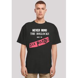 T-Shirt F4NT4STIC "Sex Pistols NMTB Original Album", Herren, Gr. 4XL, schwarz, Obermaterial: 100% Baumwolle, oversize, Rundhals, ohne Bündchen, Shirts, Premium Qualität