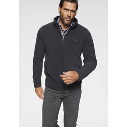 MAN'S WORLD Fleecejacke MAN'S WORLD, Jungen, Gr. 3XL (64/66), blau (marine), Fleece, Obermaterial: 100% Polyester, normal, Jacken Fleecejacke, f&uuml;r die &Uuml;bergangszeit, aus Fleece, casual Look, schnelltrocknend