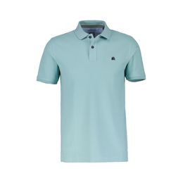 Poloshirt Lerros "Lerros", Herren, Gr. M, blau (coastal sea blau), 60% Baumwolle, 40% Polyester, ohne Ausschnitt, Shirts