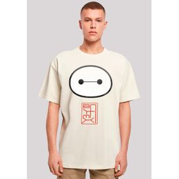 T-Shirt F4NT4STIC "Big Hero 6 Baymax", Damen, Gr. 5XL, beige (sand), Obermaterial: 100% Baumwolle, oversize, Rundhals, ohne B&uuml;ndchen, Shirts T-Shirt, Premium Qualit&auml;t