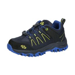 Br&uuml;tting Outdoorschuh BR&Uuml;TTING "Outdoorschuh Mount Pinos Kids Low", Kinder, Gr. 28, blau, Veloursleder, Schuhe Outdoorschuh