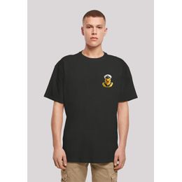 T-Shirt F4NT4STIC "Rubber Duck Captain OVERSIZE TEE", Herren, Gr. 4XL, schwarz, Obermaterial: 100% Baumwolle, oversize, Rundhals, ohne Bündchen, Shirts, Print