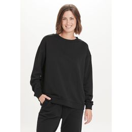 Sweatshirt Endurance "Beisty", Damen, Gr. 40, schwarz, 100% Baumwolle, unifarben, normal, Rundhals, Sweatshirts Sweatshirt, aus weicher Baumwolle