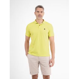 Poloshirt Lerros "Lerros Herren Poloshirt, unifarben", Herren, Gr. S, gelb (faded gelb), 100% Baumwolle, ohne Ausschnitt, Shirts
