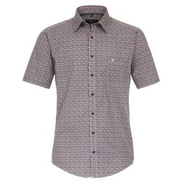 Kurzarmhemd Casamoda "Casamoda Freizeithemd Kurzarm Print", Herren, Gr. XXL, Normalgr&ouml;&szlig;en, orange, 100% Baumwolle, bedruckt, l&auml;ssig geschnitten, Hemden