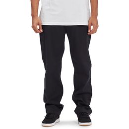 Funktionshose DC Shoes "Worker Relaxed", Herren, Gr. 28(XS) / Länge 32(M), Länge 34, schwarz, [Hauptstoff] 99% Baumwolle, 1% Elasthan, Hosen