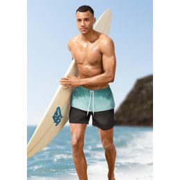 Badeshorts Quiksilver, Herren, Gr. 3XL, N-Gr, schwarz, Obermaterial: 100% Polyester, Badehosen Badeshorts