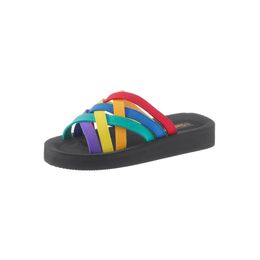 Siebi&acute;s Badepantolette SIEBI`S, Damen, Gr. 40, schwarz, Synthetik, Schuhe Damenschuh Badelatschen Pantolette