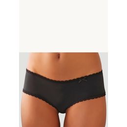 Panty s.Oliver "Camille", Damen, Gr. 44/46, schwarz, Microtouch, Obermaterial: 85% Polyamid, 15% Elasthan, k&ouml;rpernah, Unterhosen Panty, mit feiner Spitzenborte