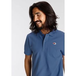Poloshirt Kangaroos, Herren, Gr. S (44/46), blau, Piqu&eacute;, Obermaterial: 100% Baumwolle, Basic, normal, Shirts, Kurzarm, mit Polokragen, aus Piqu&eacute;-Stoff, aus 100% Baumwolle