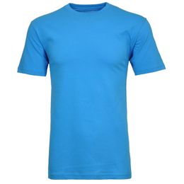 Longshirt Ragman, Herren, Gr. 114, blau (blaugrau), Baumwolle, Rundhals, Shirts Longshirt