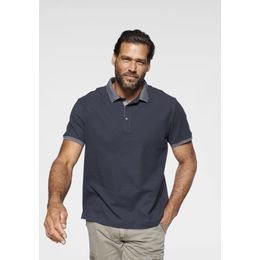 Poloshirt Arizona, Herren, Gr. 3XL (64/66), blau (navy), Piqué, Obermaterial: 100% Baumwolle, normal, Rippbündchen kontrastfarben, Shirts, Kurzarm, mit Rippbündchen, Polokragen, aus Piqué-Stoff
