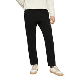 Chinohose s.Oliver, Herren, Gr. 32, L&auml;nge 34, schwarz, Web, Obermaterial: 98% Baumwolle, 2% Elasthan, unifarben, lang, Hosen Chinohose, mit Stretch