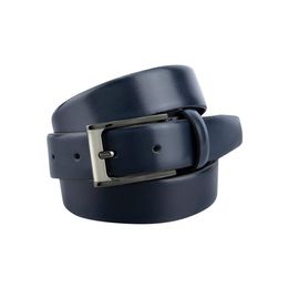 Bernd G&ouml;tz Lederg&uuml;rtel BERND G&Ouml;TZ, Damen, Gr. 110, blau (marine), Leder, unifarben, festlich, G&uuml;rtel Lederg&uuml;rtel, mit Bicoloreffekt an der Schlie&szlig;e