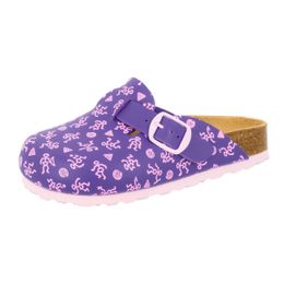 Pantolette Lico "Pantolette Bioline Clog Kids", M&auml;dchen, Gr. 27, lila, Synthetik, Schuhe Pantolette
