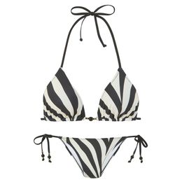 French Connection Bikini Damen Gr&ouml;&szlig;e S/M schwarz / wei&szlig;