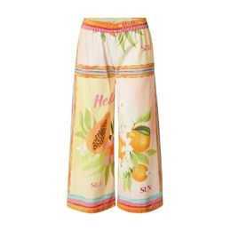 EMILY VAN DEN BERGH Hose Damen Gr&ouml;&szlig;e 34 gelb / apfel / orange / pastellpink