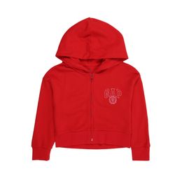 GAP Sweatjacke M&auml;dchen Gr&ouml;&szlig;e 140/146 rot / offwhite
