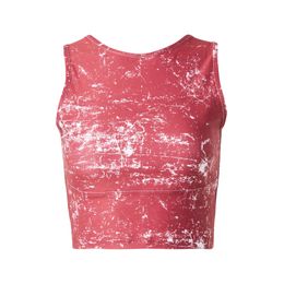 NEBBIA Sporttop 'ROUGH GIRL' Damen Gr&ouml;&szlig;e S cranberry / schwarz / wei&szlig;