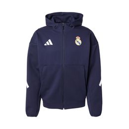 adidas Performance Sportjacke 'Real Madrid Z.N.E. Anthem' Herren Gr&ouml;&szlig;e S marine / goldgelb / rot / wei&szlig;