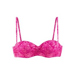 JETTE Bikinitop Damen Gr&ouml;&szlig;e 80 lila / beere